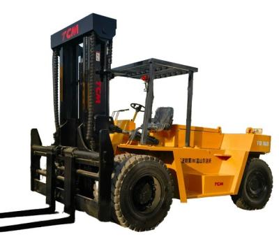 中国 TCM 16 トン FD160 16Tフォークリフト リファッター 日本 オリジナルの重作業用フォークリフト 販売のため