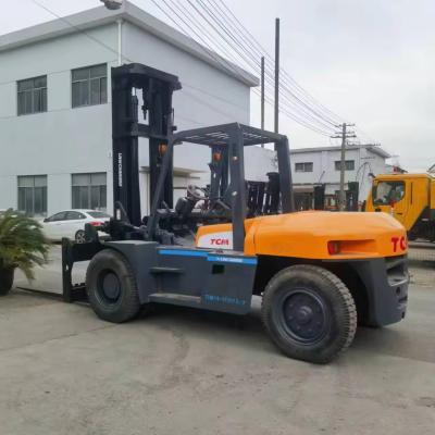 中国 体重 KG 10000 kg 状態良好 Tcm 10トンのフォークリフト FD100 中古スタッカー 日本原産 販売のため