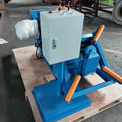 China Recycle Old Waste Tire Cutter Truck Tyre Sidewall Rubber Cutting Machine for sale