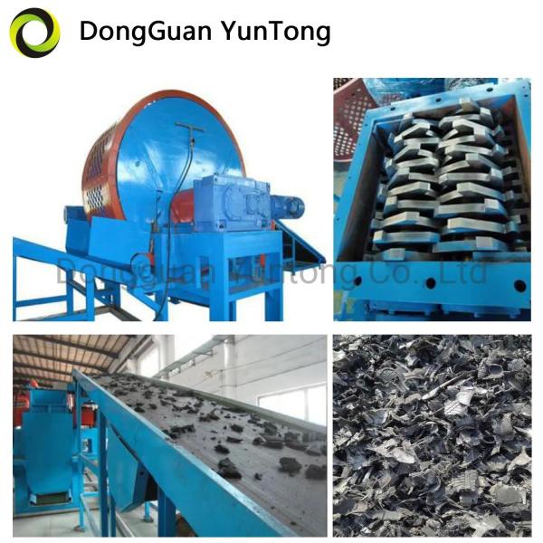 Quality Efficient Tread Cutting Tire Shredder for Waste Disposal Process for sale