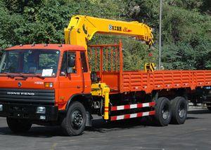 China 12T Telescopic Boom Truck Crane For Telecommunication Facilities, 30 T.M for sale