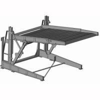 China Mini Tilting Two Post Simple Parking Lift Double Stack Parking System for sale