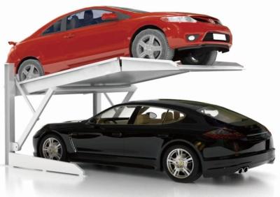 Cina Un sollevamento semplice di due poste dell'automobile del soffitto basso dell'idraulico di parcheggio in vendita
