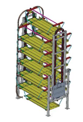 Cina 2000kg Automatico 16 Sistema di parcheggio rotativo verticale per auto / Torre in vendita