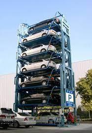 China Automated Compact Vertical Rotary Parking System For Automobile for sale