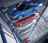 China Hydraulic Chain Elevated Car Parking System With Emergency Stop Button for sale