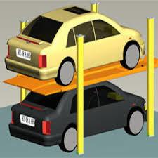 Cina Piattaforma galvanizzata a onde sistema di parcheggio a due piani 8 - 12 m/min Velocità di sollevamento in vendita