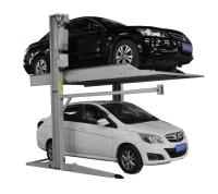 China Garage Two Post Double Decker Parking System Varies Weight for sale