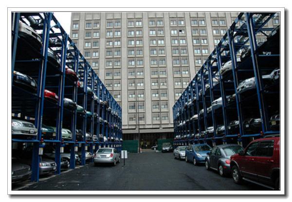 Ascenseur hydraulique de voiture de garage d'empileur de quatre planchers d'ascenseur automatique de voiture