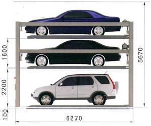 Cina Capacità pesante di puzzle di 16 MPa dell'automobile del sistema moderno di parcheggio grande in vendita