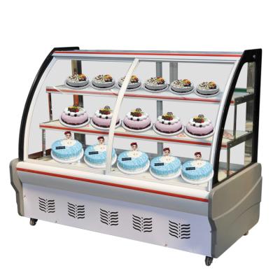 China High Quality Cheap Refrigerated Cake Showcase Price Porcelain Pop Stand Single-temperature Display for sale