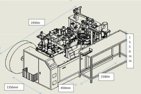 Quality 60-70pcs/Min Fully Automatic Paper Bowl Making Machine for Disposable Bowls for sale