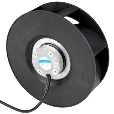 China 48V Plastic 2700 225 Centrifugal Fan Blower Backward Curved Brushless External Rotor Ventilation for sale