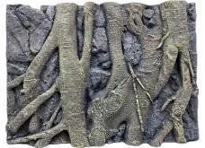 Cina Sfondo di gabbia di lucertola sana ed ecologica con roccia e tronco simulati in vendita