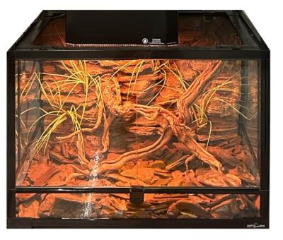 China PU High Simulation 3D Vivarium Rock Background Box Decoration For Reptile for sale