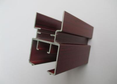 Cina Grano di legno di porta salone/della camera da letto delle estrusioni di alluminio della struttura colorato in vendita