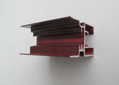 Cina Grano di legno di porta salone/della camera da letto delle estrusioni di alluminio della struttura colorato in vendita