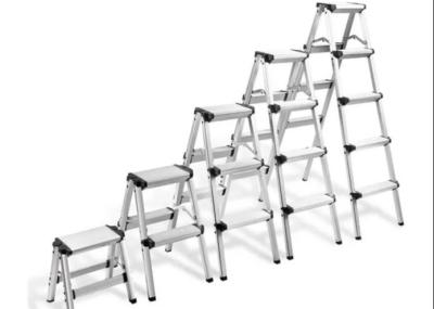 China 330lbs Aluminum Telescopic Ladder Adjustable Folding Step for sale