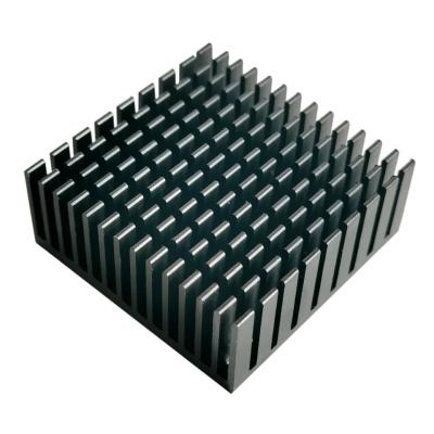 China Electronic Aluminium Heatsink Profiles Black Anodized Welding for sale