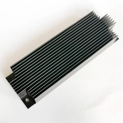 China Anodized Extruded Aluminum Heatsink Alloy Black 6063 T5 for sale