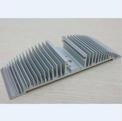 China Good quality silver anodized extruded led aluminum heat sink for sale