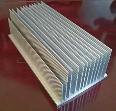 China Competitive price clear anodized aluminum skived heatsink for sale