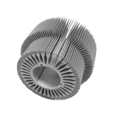 China High quality anodized aluminium extrusion sunflower heat sink for sale