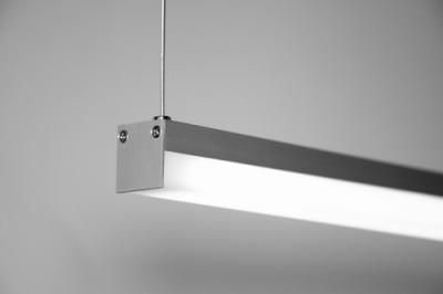 Cina Quadrato d'argento di Matt/profili di alluminio anodizzati rotondi del LED per la struttura del LED in vendita