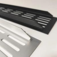 China Aluminum Alloy 6063 T5 Rectangular Kitchen Cabinet Air Ventilation Grille 300mm for sale
