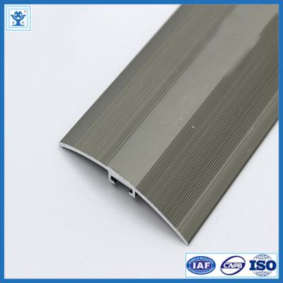 China Gold and Champage Anodized Color Aluminum Extrusion Profiles for Flooring Thicknesses 7-17,5 mm for sale