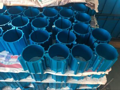 Cina precisione 6063T che taglia le recinzioni di alluminio di lunghezza di 100mm con colore anodizzato blu in vendita