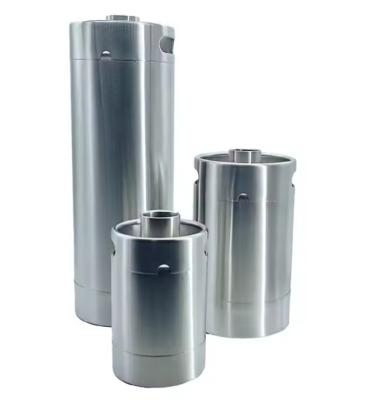 China Custom Printing Methods 5L Stainless Steel Fabrication Services Plate Well Wine Valve Portable Mini Coffee Beer Keg for sale