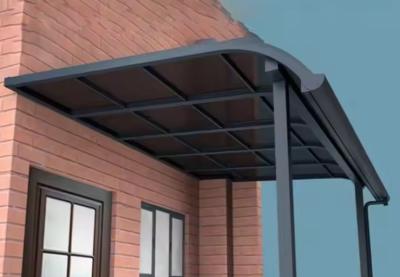 Cina Cornice in alluminio per esterni Canopy in policarbonato Balcone Telaio Patio Copertura Terrazzo impermeabile Leggio di alluminio OEM ODM Padiglione in vendita