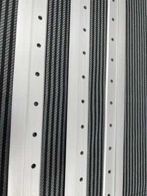 China Custom design Aluminium Z Clip Brackets voor interlocking muur montage systeem Te koop