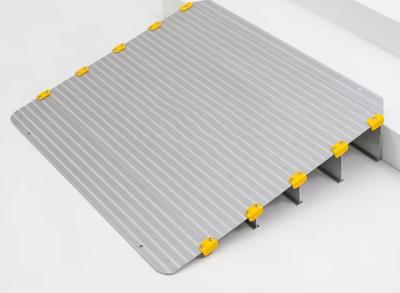 China Warme verkoop Aluminium 4 inch Rise Entry Ramp lichtgewicht Draagbare Handicap Rampen Drempel Ramp Te koop