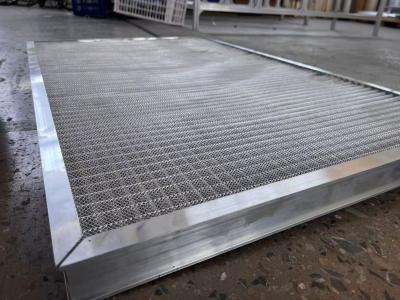 China Industrial HVAC Construction Air Purifier New Condition Aluminum Frame Metal Mesh Pre-Filter Washable Filter for sale