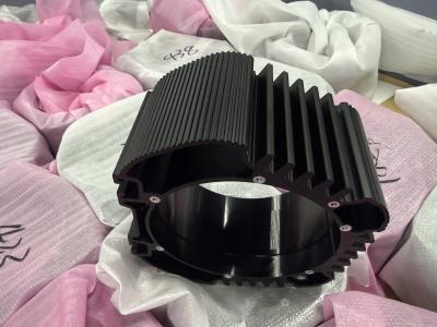 China Custom 6063 Aluminum Heat Sink Extrusion Profile OEM CNC Machining Anodized Industrial Heatsink Manufacturer for sale