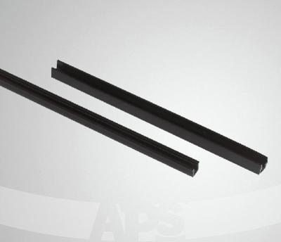 China Aluminum Profile Accessory Aluminium Slot 8 Black Pvc Seal Strip Sliding Rubber Cover for sale