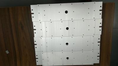 Cina Dissipatore di calore di alluminio d'anodizzazione di ampia forma piana 6061 T6 con i fori di precisione di CNC in vendita
