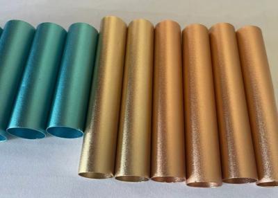 Cina metropolitana rotonda di alluminio della stiratura a freddo di 0.8mm con colore che anodizza Matt Surface Pipe in vendita