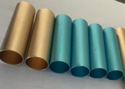 Cina metropolitana rotonda di alluminio della stiratura a freddo di 0.8mm con colore che anodizza Matt Surface Pipe in vendita