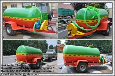 China 5000L single axle water tank trailer for sale