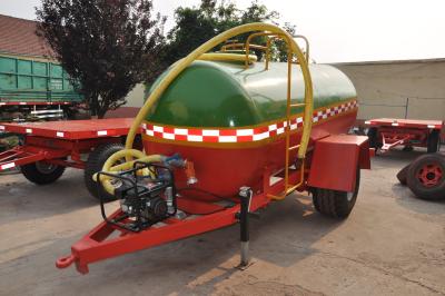 China tractor water tank trailer transport tank trailer with pump for car for sale