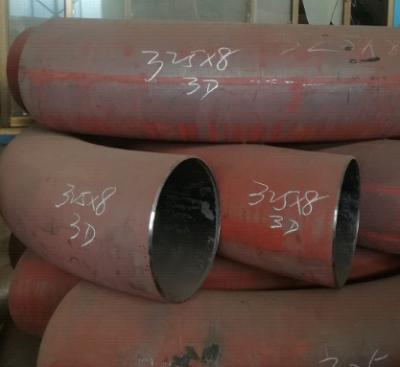 Cina Curvatura di tubo di verniciatura nera da 90 gradi di acciaio al carbonio del metallo 3D ASTM A234 Wpb in vendita