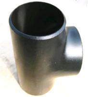 China DIN Steel Butt Weld Tee Equal Galvanized Pipe Tee Seamless Sch40 1/2 to 72 Inch for sale