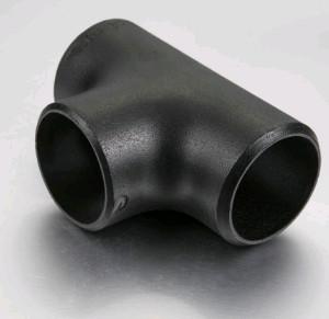 China A234 WPB Seamless SCH40 Carbon Steel Pipe Tee ANSI B16.9 Fittings for sale