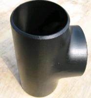 China Seamless A105 Carbon Steel Equal Tee Pipe Fitting 3 Way 150-2500 Pressure for sale
