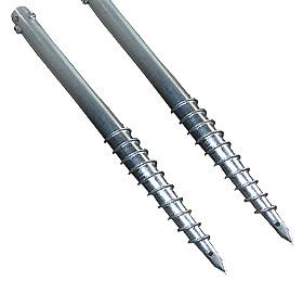 China 160KN Solar Earth Anchor M16 M24 Thread Ground Screws For Fence Posts for sale