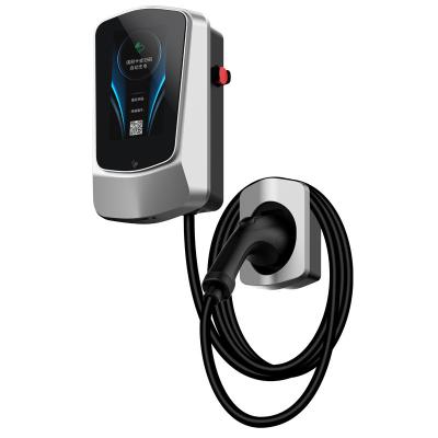Cina Caricabatterie per veicoli elettrici commerciali tipo 2 App Wall EV Charger Display da 4,3 pollici in vendita