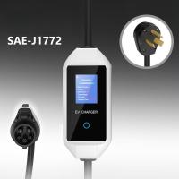 China American Standard Portable AC EV Charger Adjustable Current 8A-32A Overcurrent Protection for sale